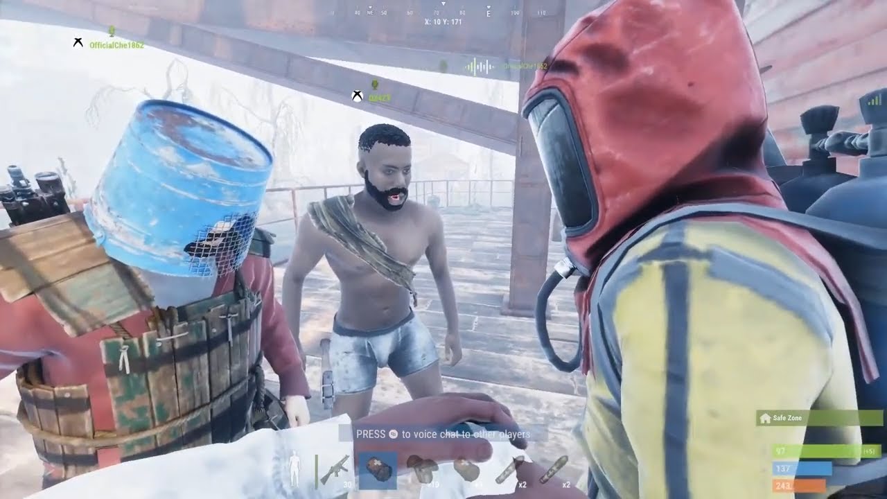 average bandit camp interaction | rust - YouTube