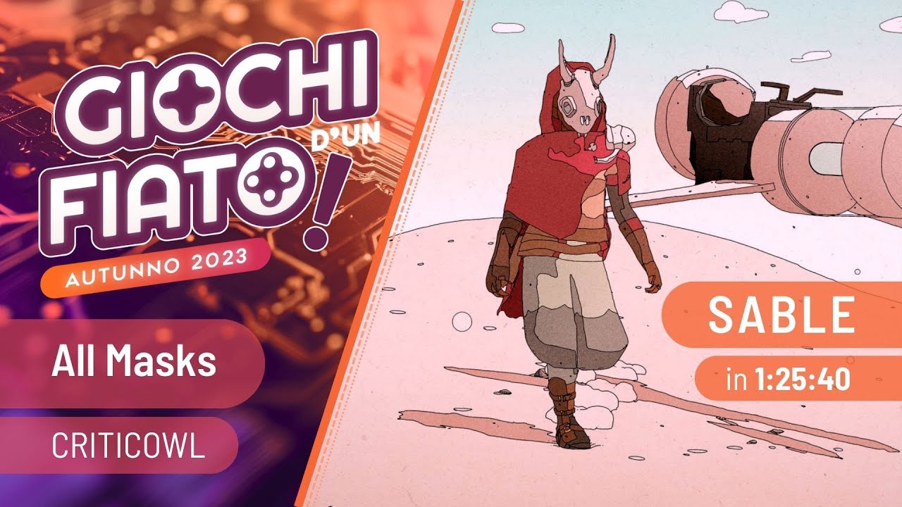 GIOCHI D'UN FIATO AUTUNNO 2023: Sable All Masks (Legacy) in 01:25:40 ...