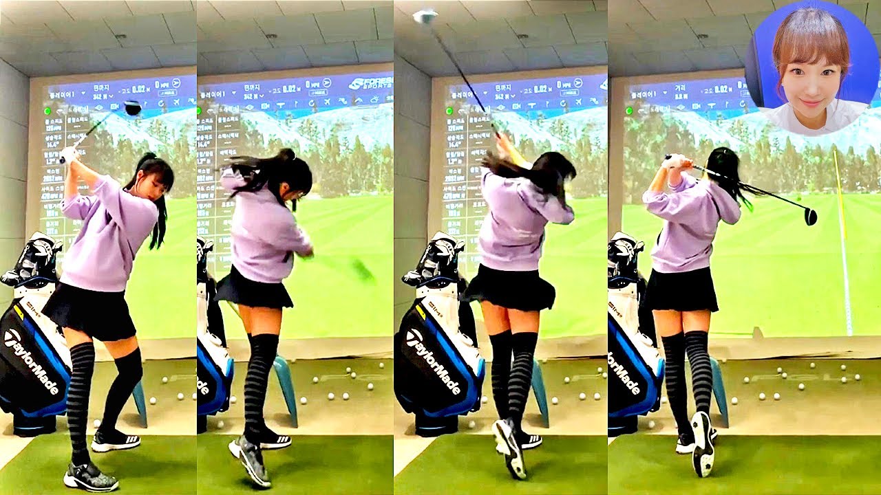 キム・ウンサン Eun Sun KIM プロゴルファー DRIVER SHOT SLOW MOTION !!! - YouTube
