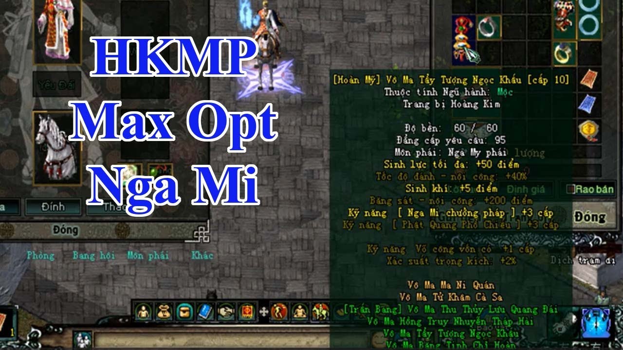 Nga Mi không hề yếu nếu đủ set HKMP: Vô Gian, Vô Ma, Vô Trần - YouTube