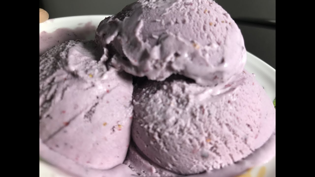 Mixed Berries Ice cream! (healthy, delicious and easy to make!) - YouTube