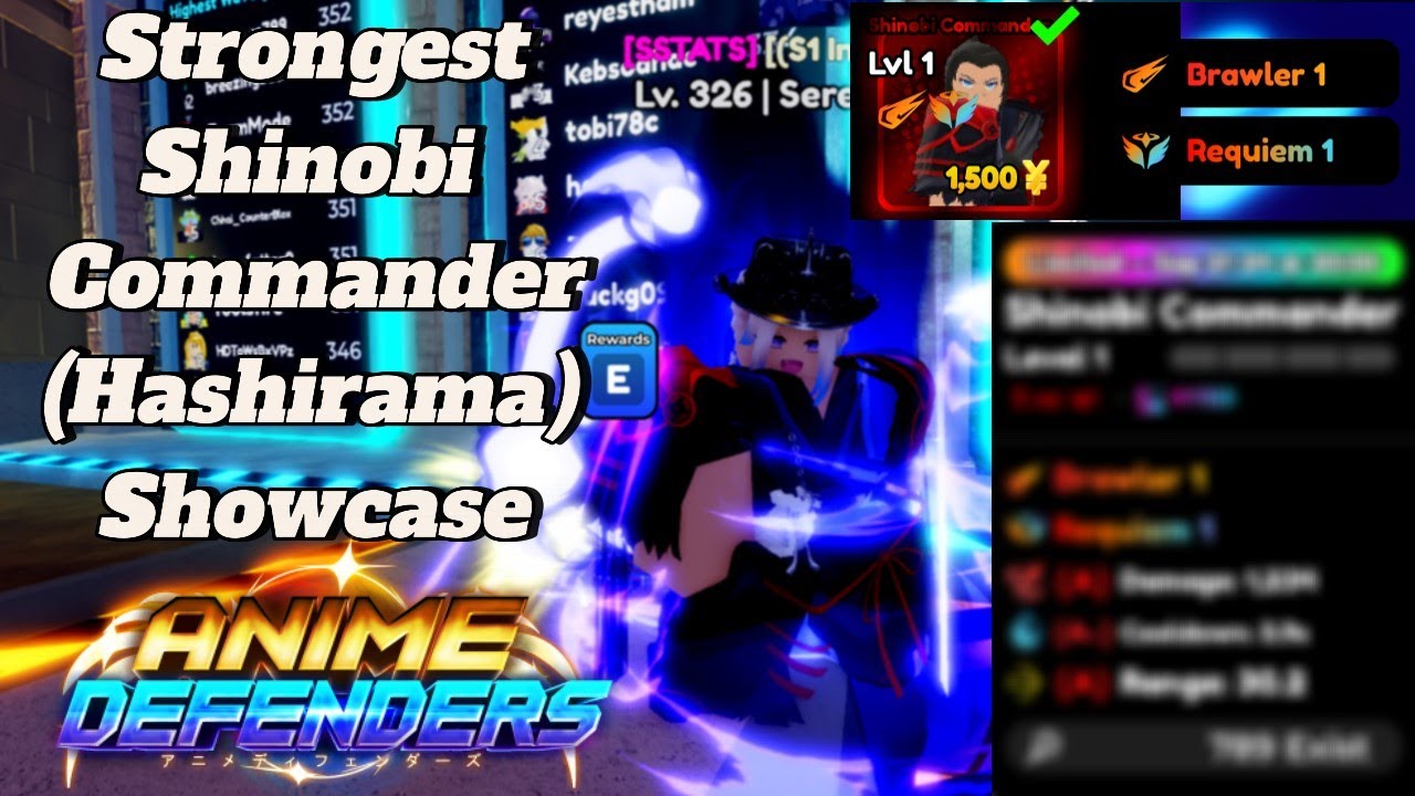 Getting The STRONGEST SHINOBI COMMANDER (LB UNIT) | Anime Defenders ...