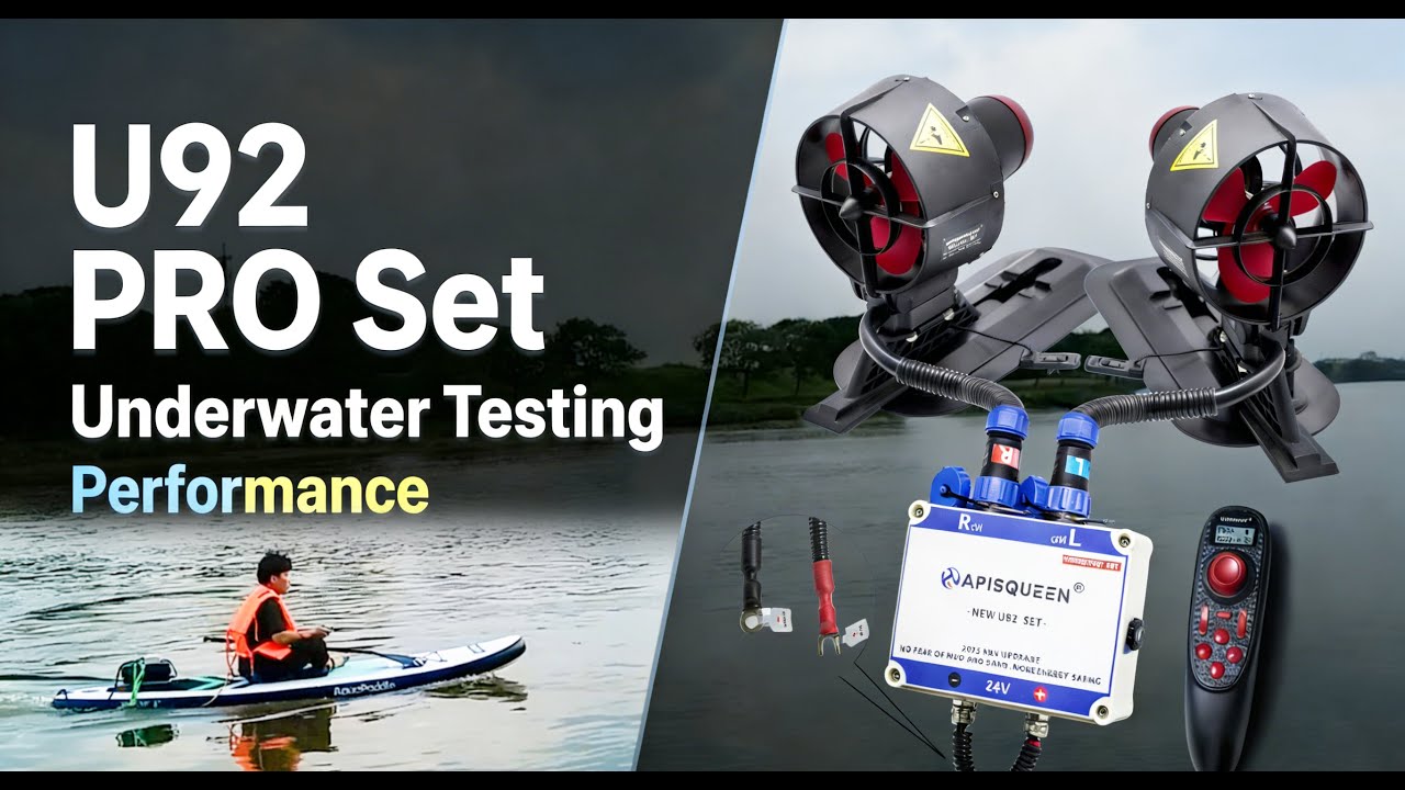 APISQUEEN U92 Pro Underwater Thruster Set Upgrade Version: Installation ...