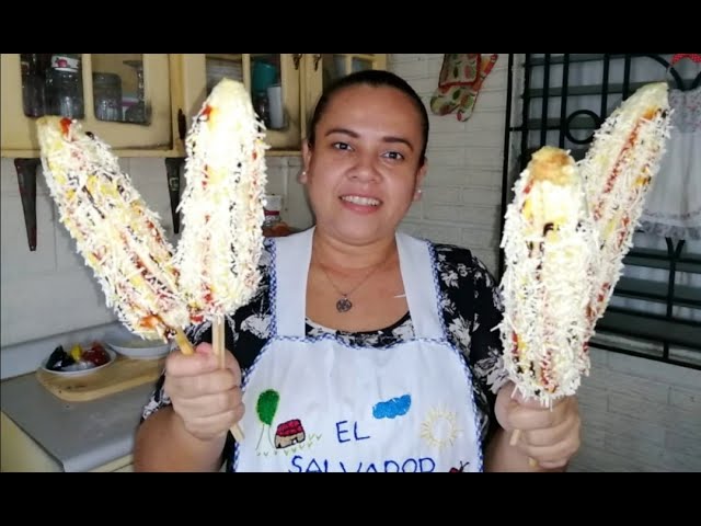 Comida Salvadorena Elotes Locos