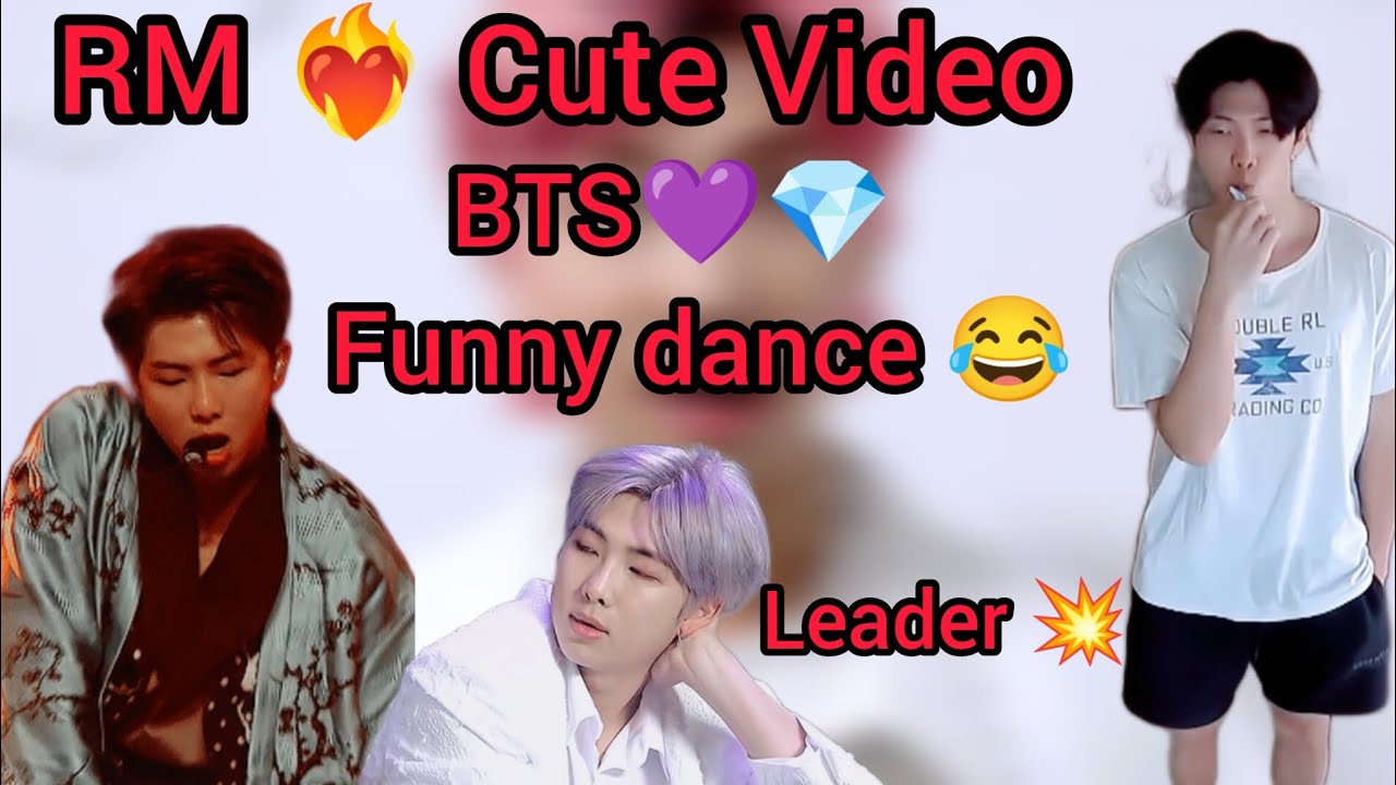 RM ️‍🔥 Cute moments Clip 😍 Funny dance clips 🤩💞 BTS 💜 Team leader 💥 # ...