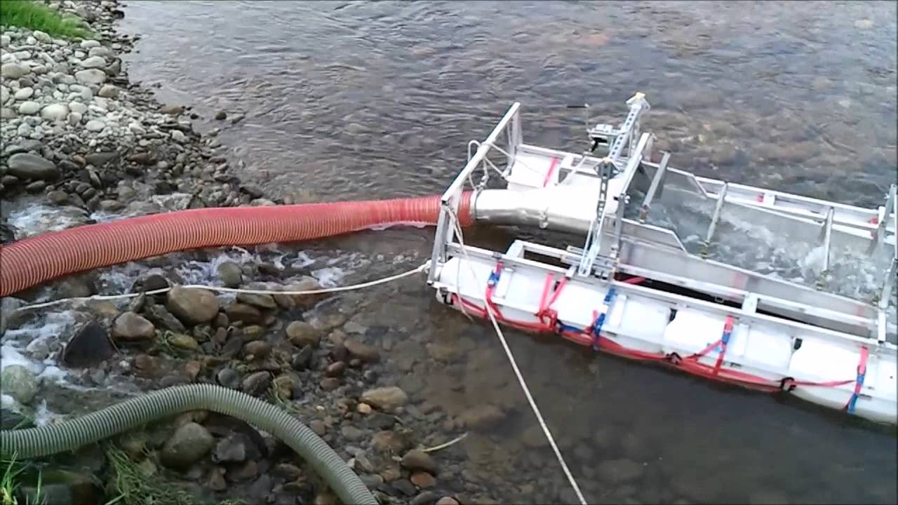 gravity sluicing - YouTube