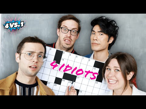 Can 4 Average People Beat A Pro Crossword Puzzler?