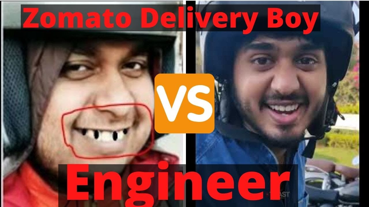 Engineer VS Zomato delivery boy viral video | Meme Part 1, 2 TikTok ...