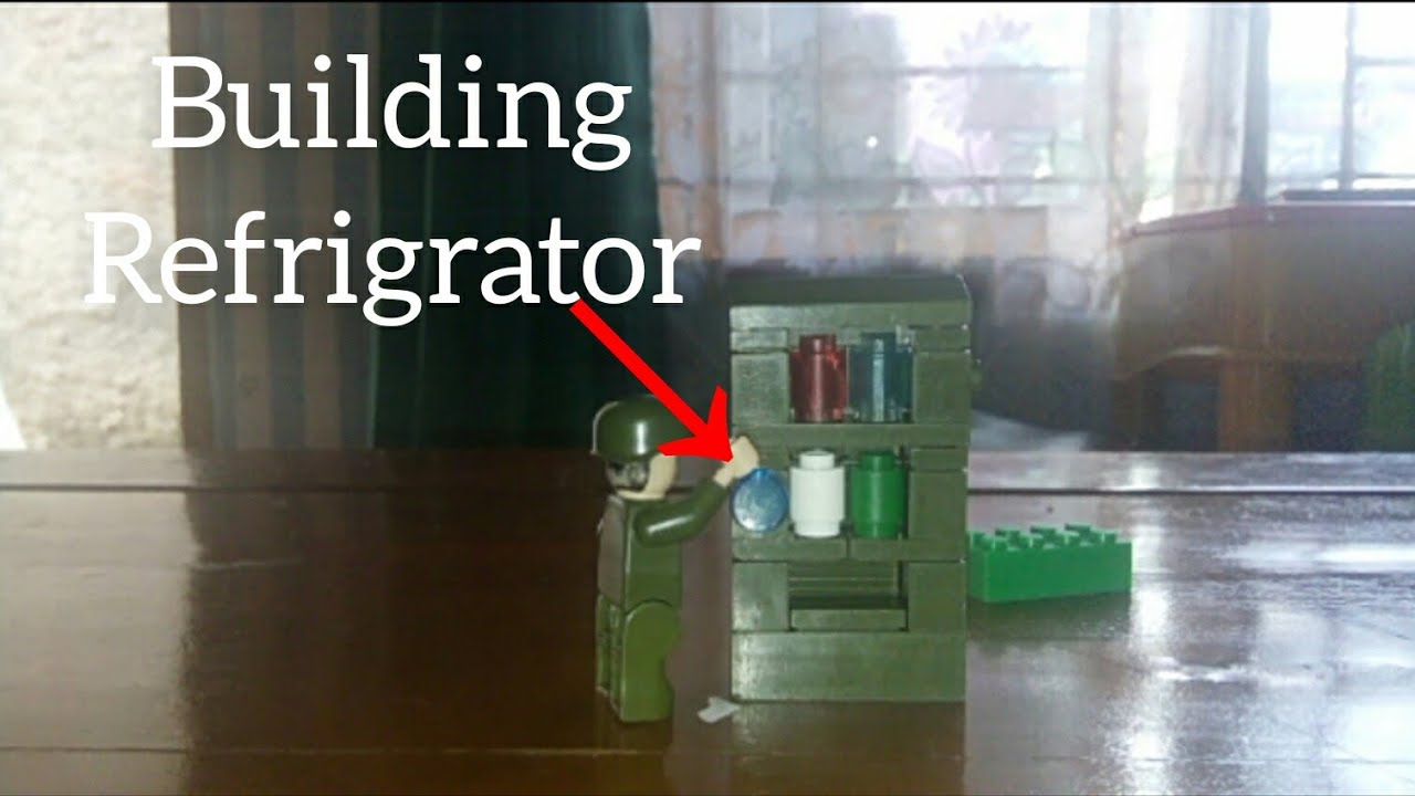 LEGO Stop Motion Building Refrigerator - YouTube