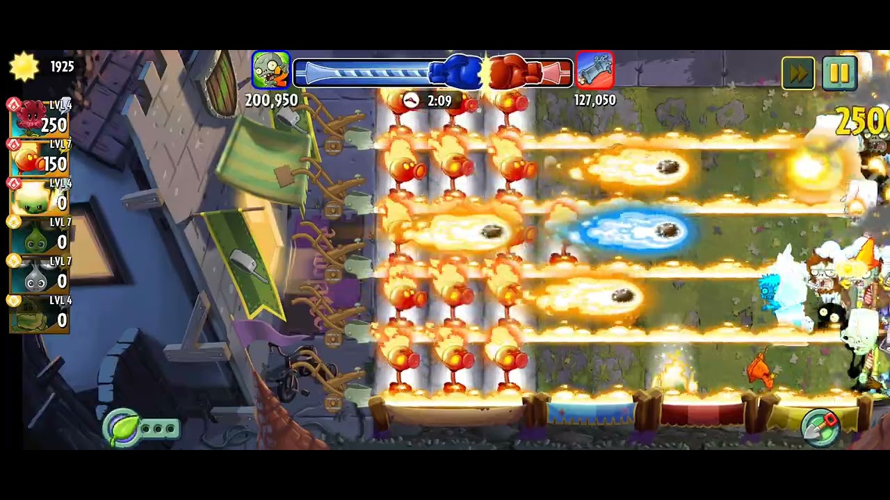 plants vs zombies 2 meteor flower tournament - YouTube