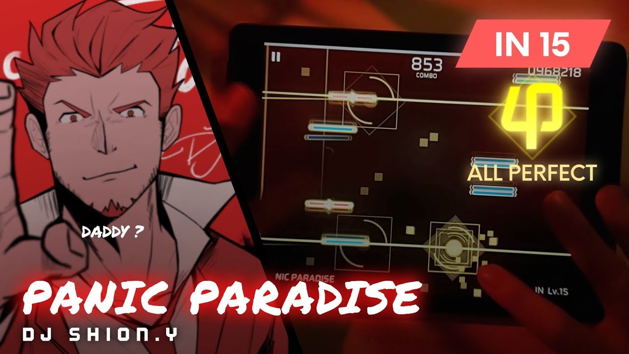 [Phigros] PANIC PARADISE [IN 15.4] - ALL PERFECT (PHI) - YouTube