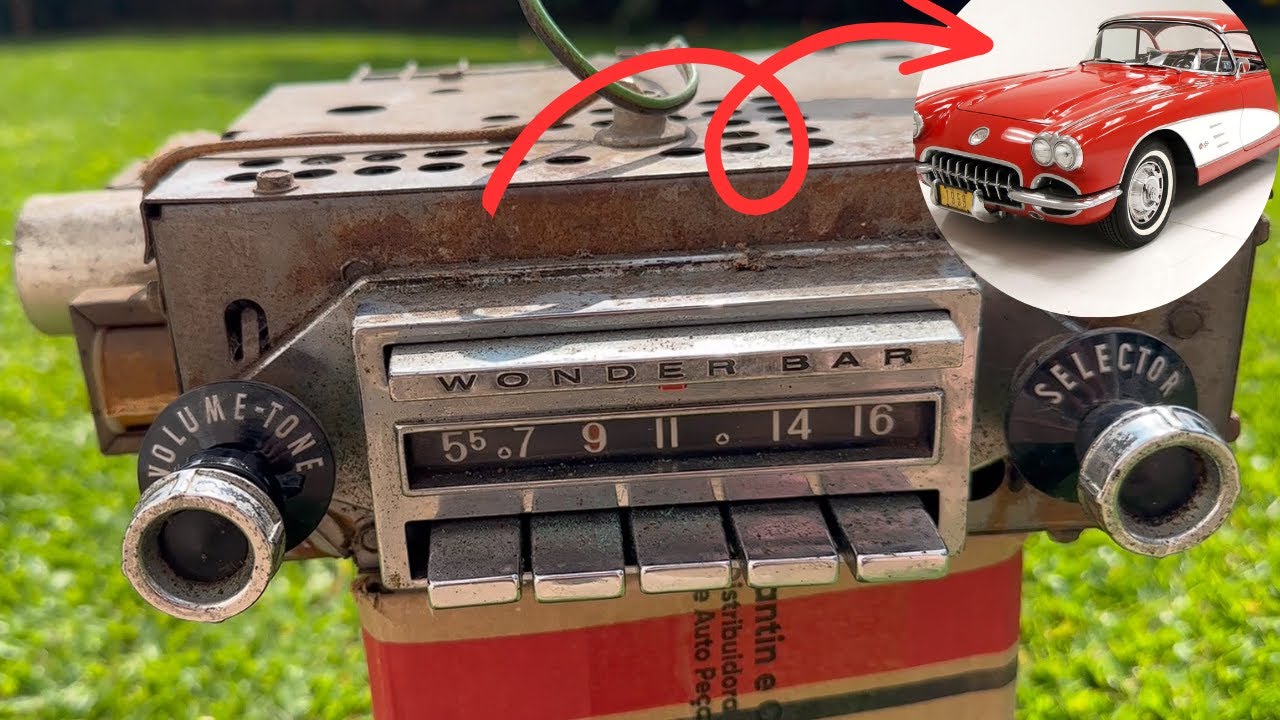 RÁDIO VINTAGE CORVETTE 1959!! será que voltou a vida? - YouTube