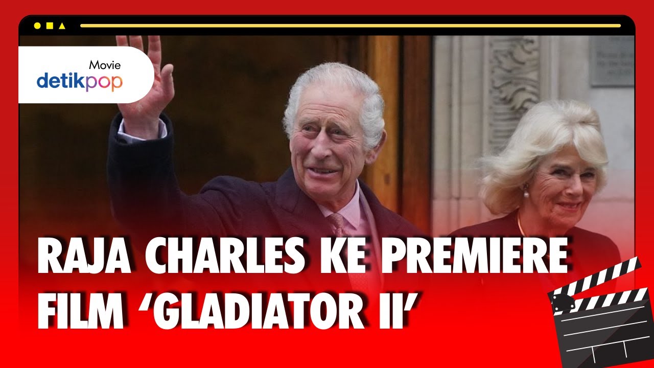 Kala Raja Charles Hadiri Premiere Film 'Gladiator II' - YouTube