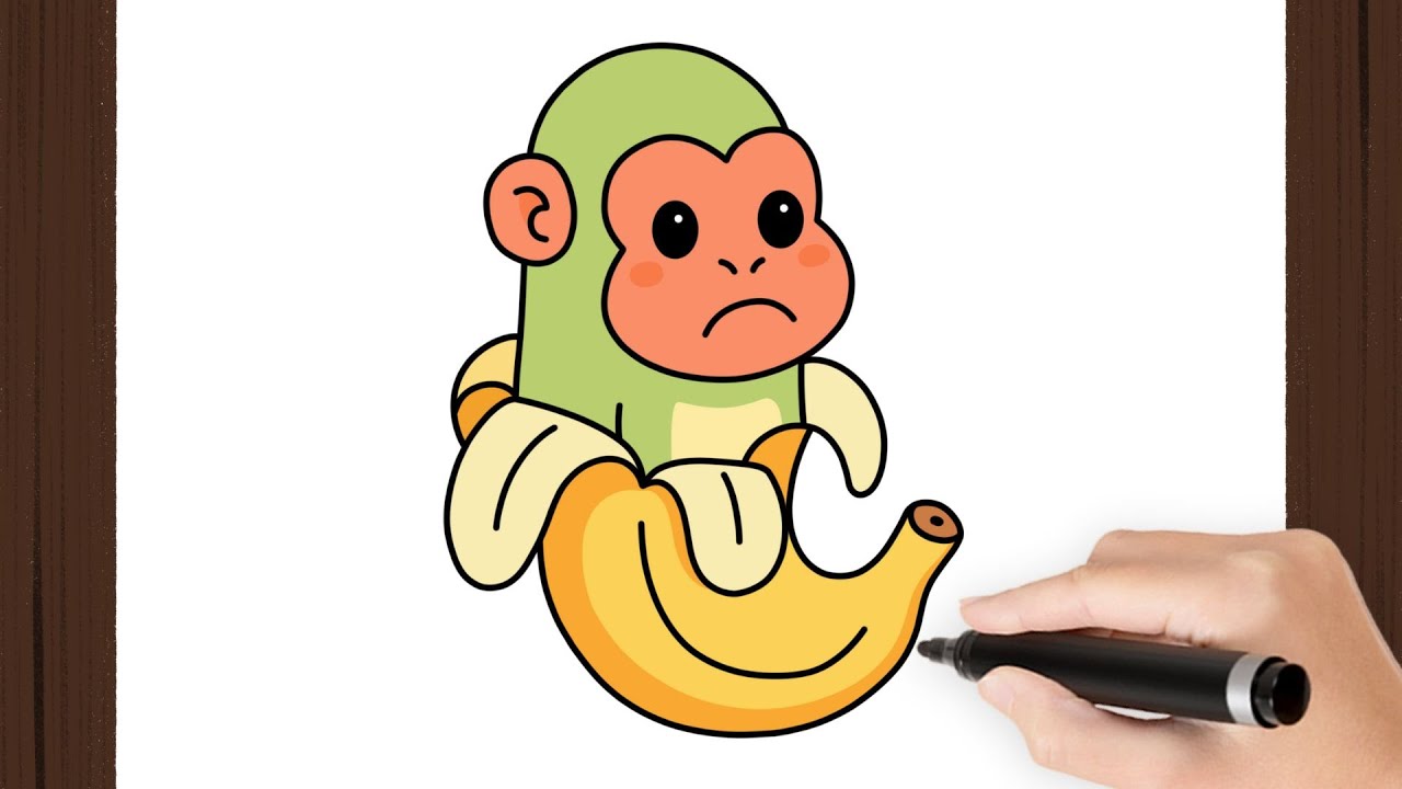 How To Draw a CHIMPANZINI BANANINI I Easy - YouTube
