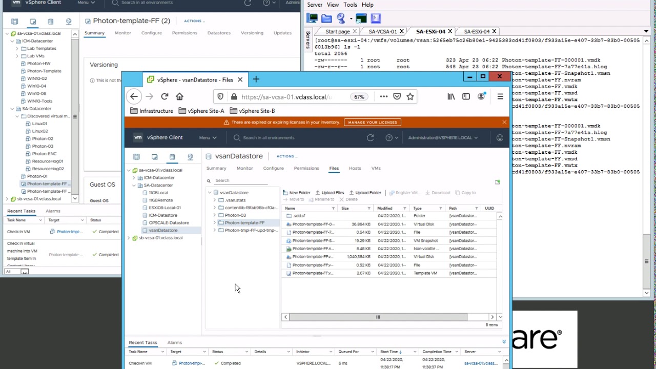 VMware vSphere 7 Template Versioning - YouTube