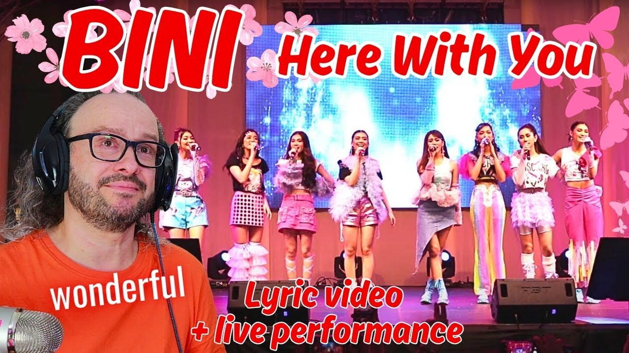 I'm not crying! BINI : Here With You - lyric video and live performance ...
