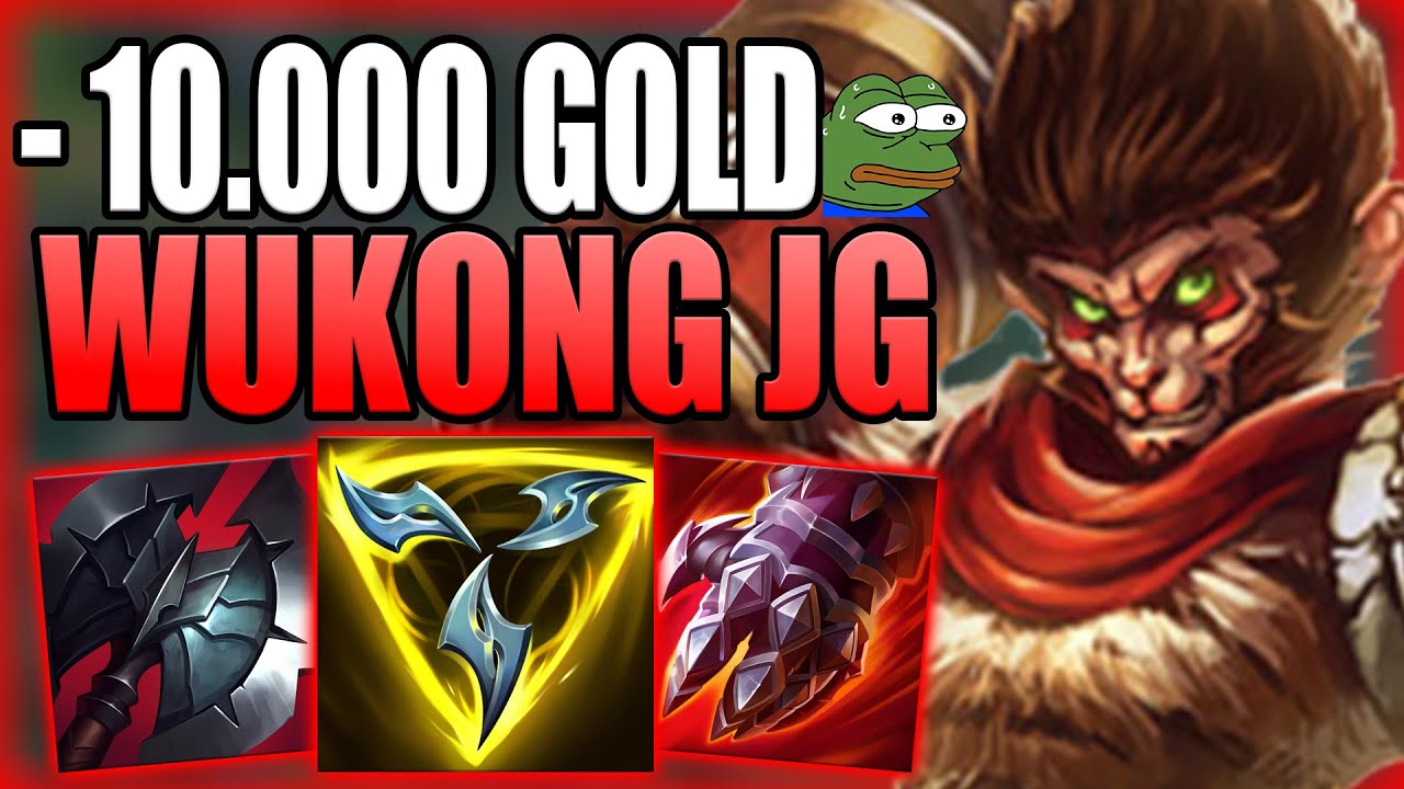 POV: 10K GOLD DOWN but I'm playing WUKONG Jungle in S15 so... WINNABLE ...