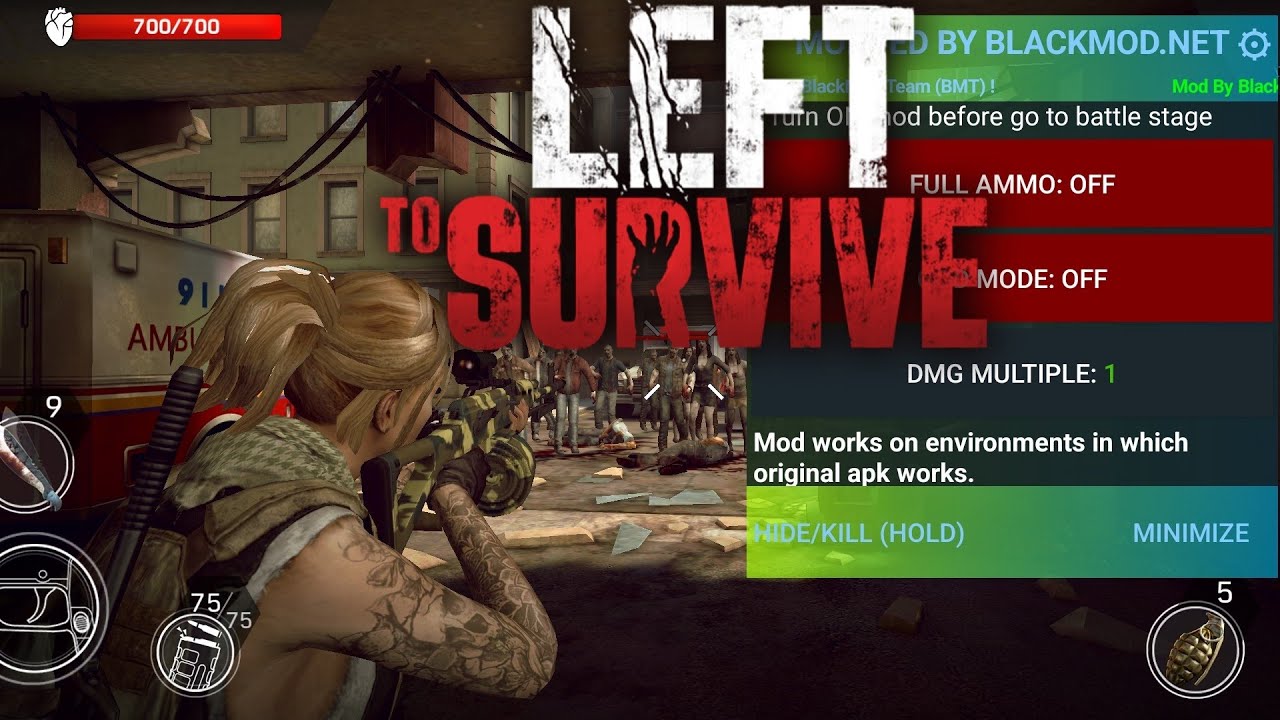 Left to Survive Mod Menu Gameplay🧟 Link On Deskripsi!! - YouTube
