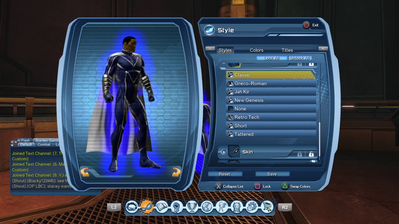 DCUO: Classic Blue Marvel Style - YouTube