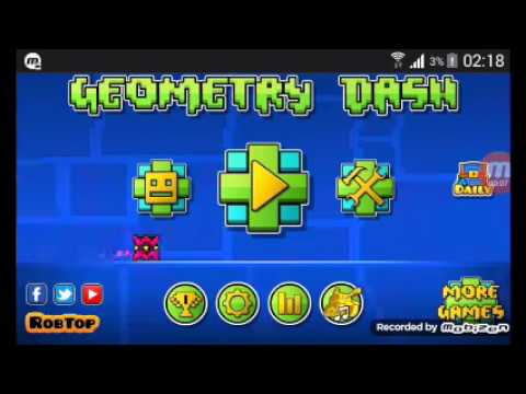 Geometry dash cap.1 cluterfunk (en camara lenta) - YouTube