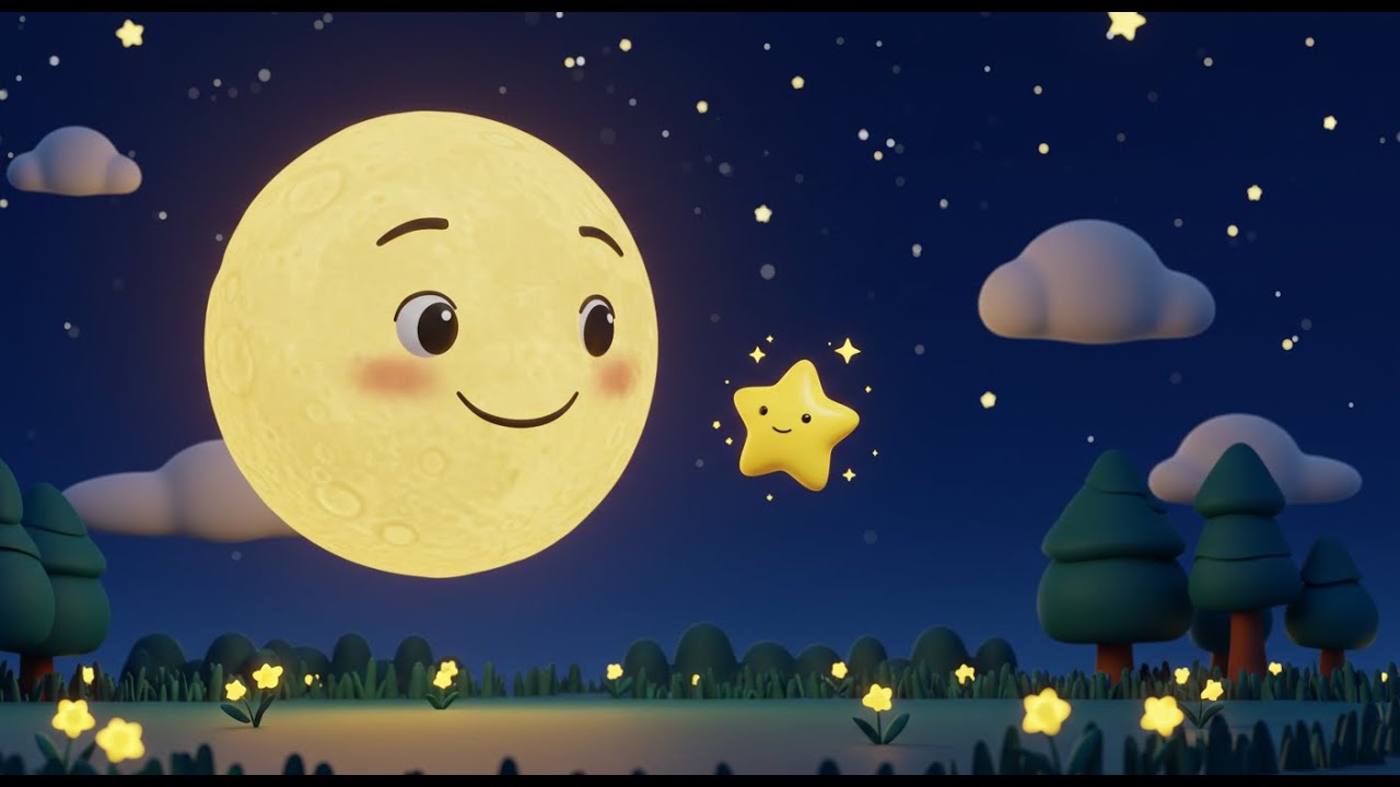 The Moon and the Little Star – Bedtime Lullaby for Kids | Gentle Night ...