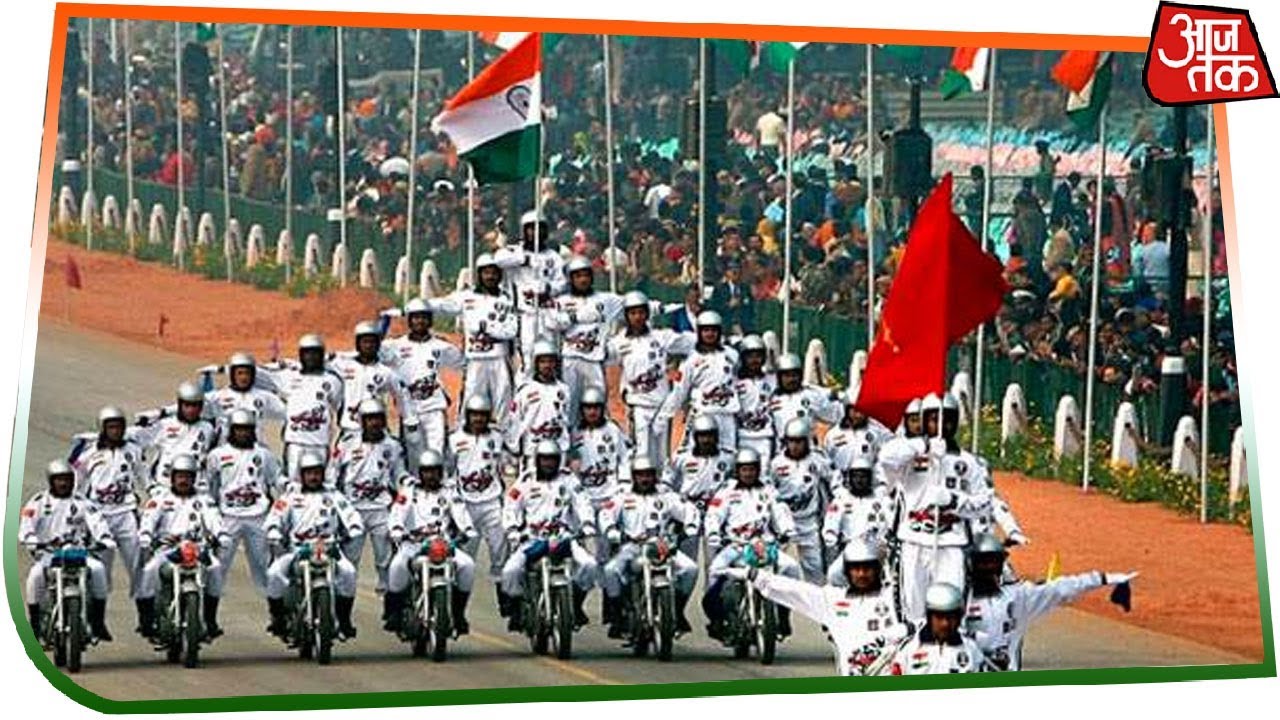 Daredevils Perform Motorcycle Stunts On Rajpath | Republic Day 2019 ...