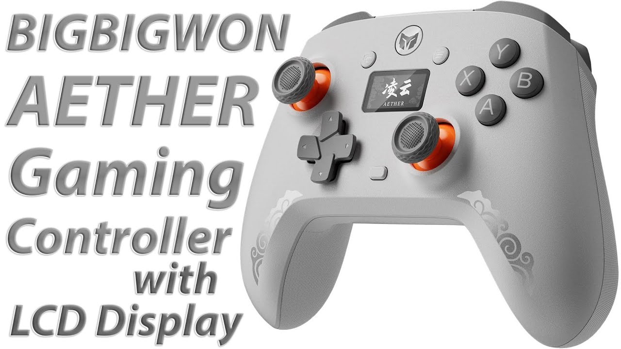BIGBIG WON AETHER Wireless Gaming Controller with LCD Display | Hall ...