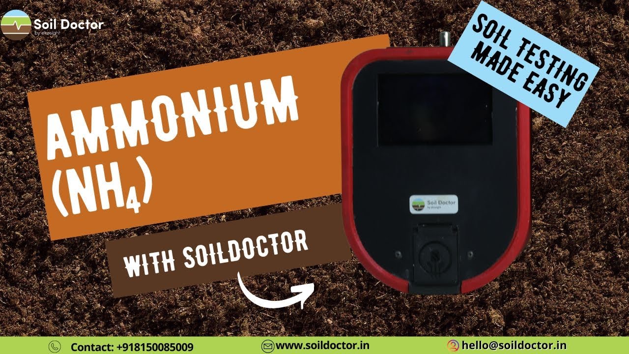 Testing Ammonium(NH4) in soil - SoilDoctor - YouTube