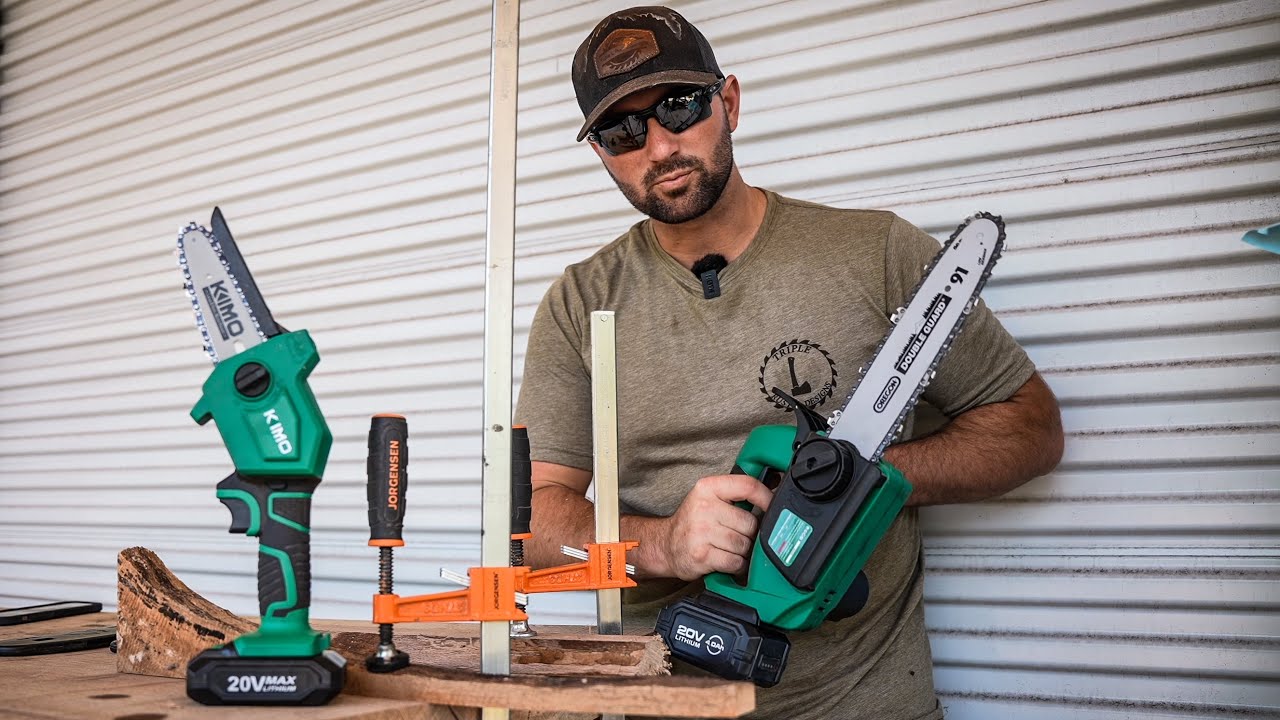 Kimo 20v Battery Powered Chainsaws - Gear Review Video - YouTube