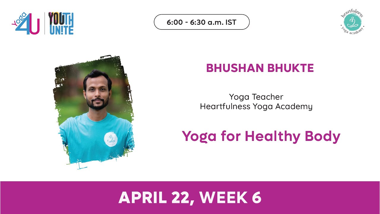 Class 1| Yoga with Mr.Bhushan from Heartfulness Yoga Academy ...