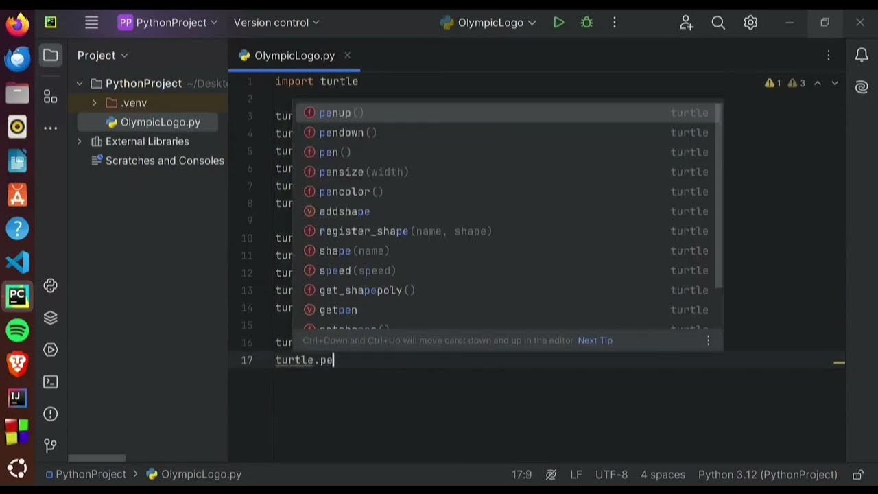 Olympic Logo | Python Turtle Project - YouTube