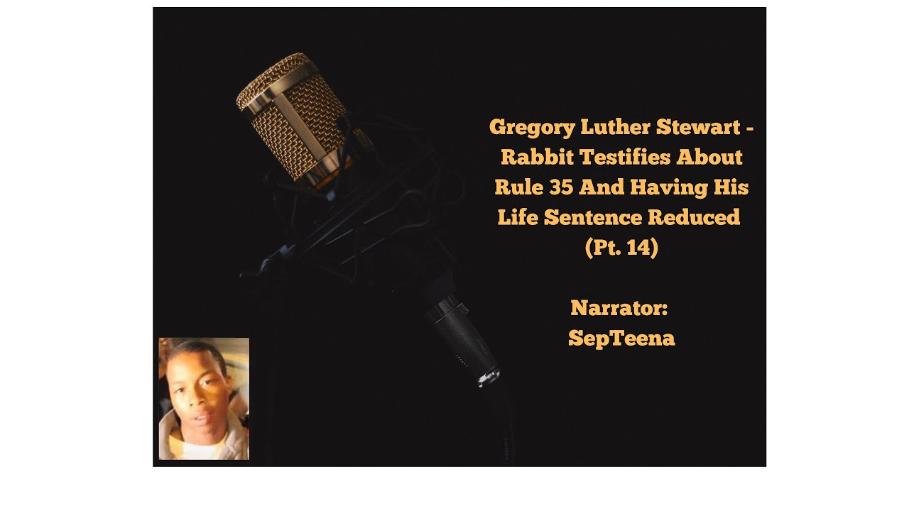 Gregory Luther Stewart - Rabbit testifies about Rule 35 and having his ...