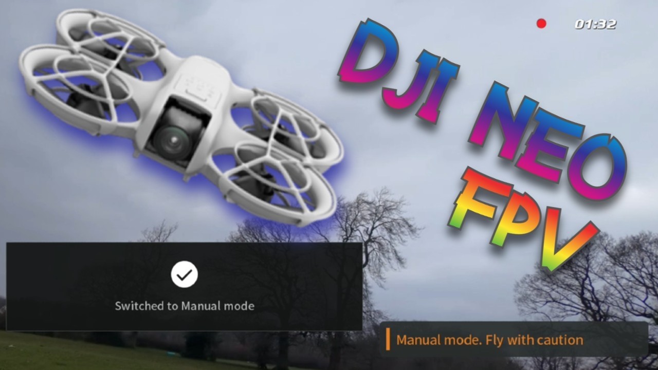 DJI Neo FPV - First Manual Mode flight with the FPV Controller 3 - YouTube