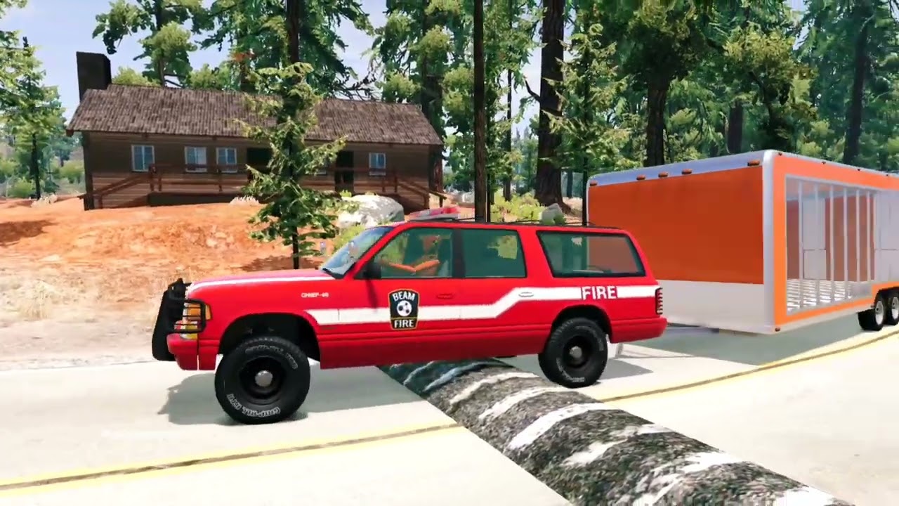 Cars vs Massive Speed Bumps #152 – BeamNG Drive | Master BeamNG - YouTube