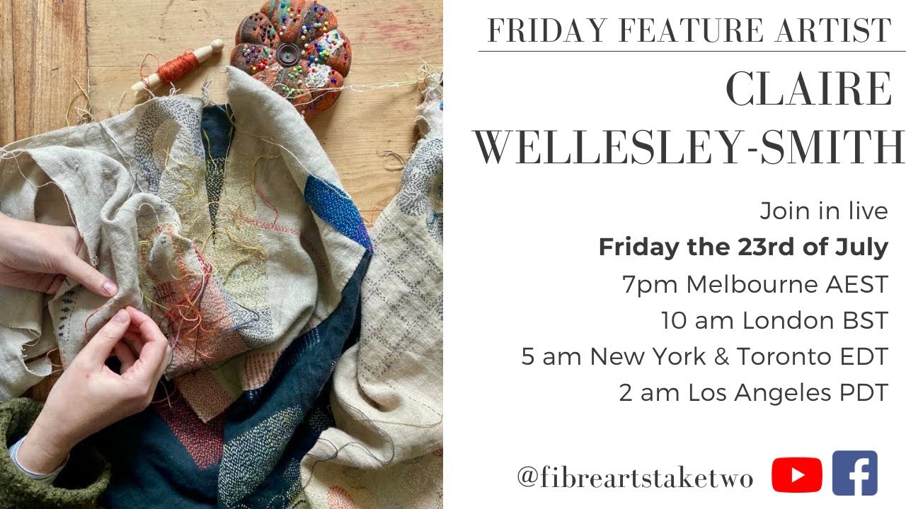 Friday Feature Artist - Claire Wellesley-Smith - YouTube