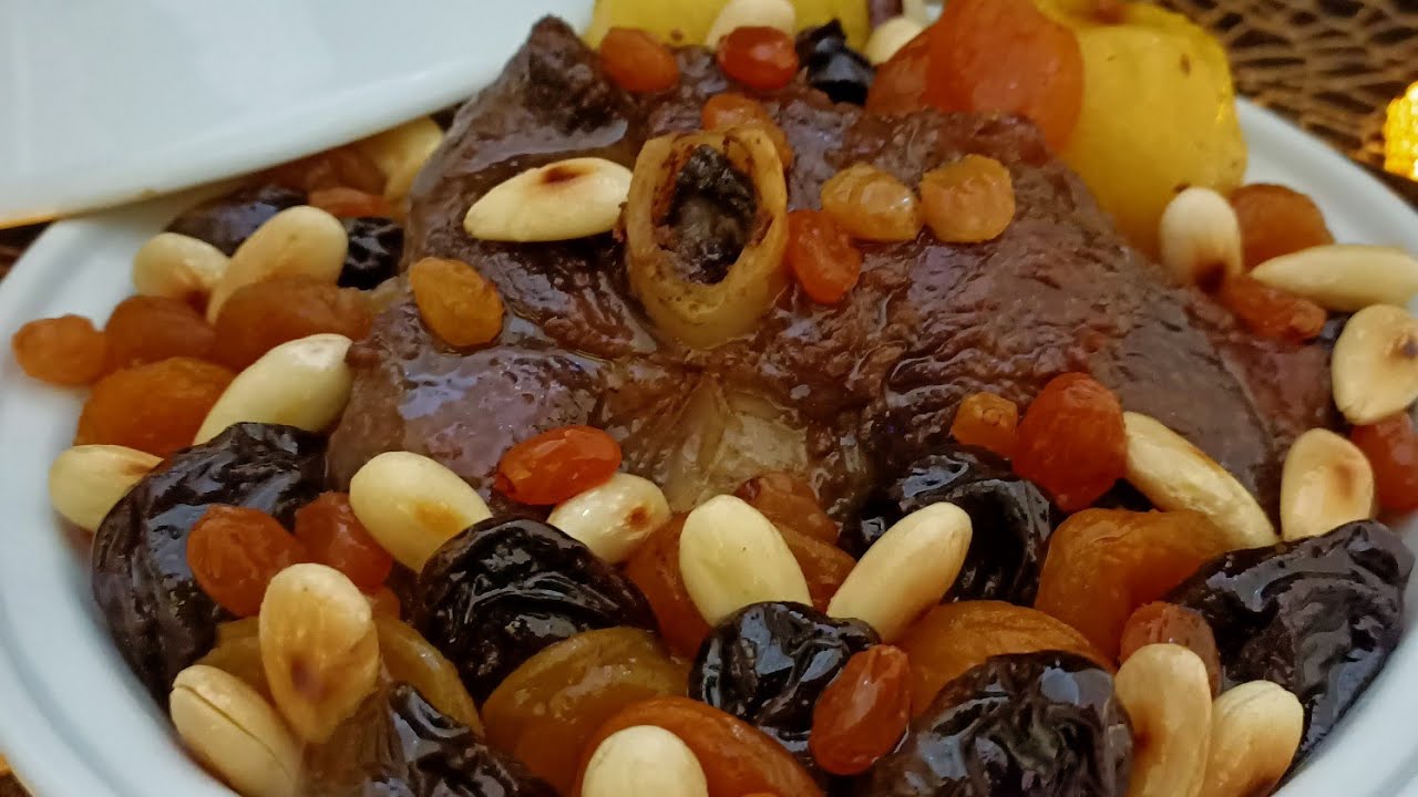 Tajine Lham helou/ Algerian traditional wedding dish - YouTube