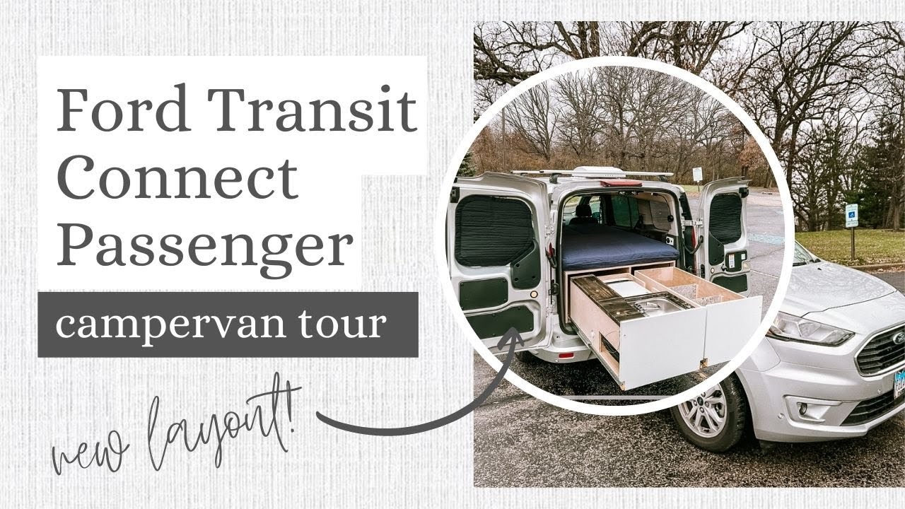MICRO VAN TOUR | Ford Transit Connect Passenger Campervan - YouTube
