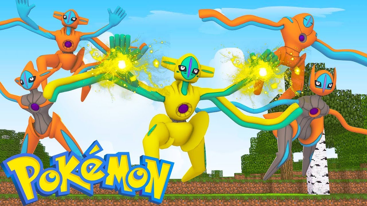 WHO'S YOUR FAMILY? DEOXYS ATK E SHINY DEOXYS DEF NO MINECRAFT ...