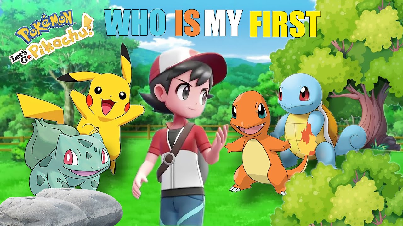 First Day In Pokemon Lets Go Pikachu | Ash & Pikachu First Gym Battle ...
