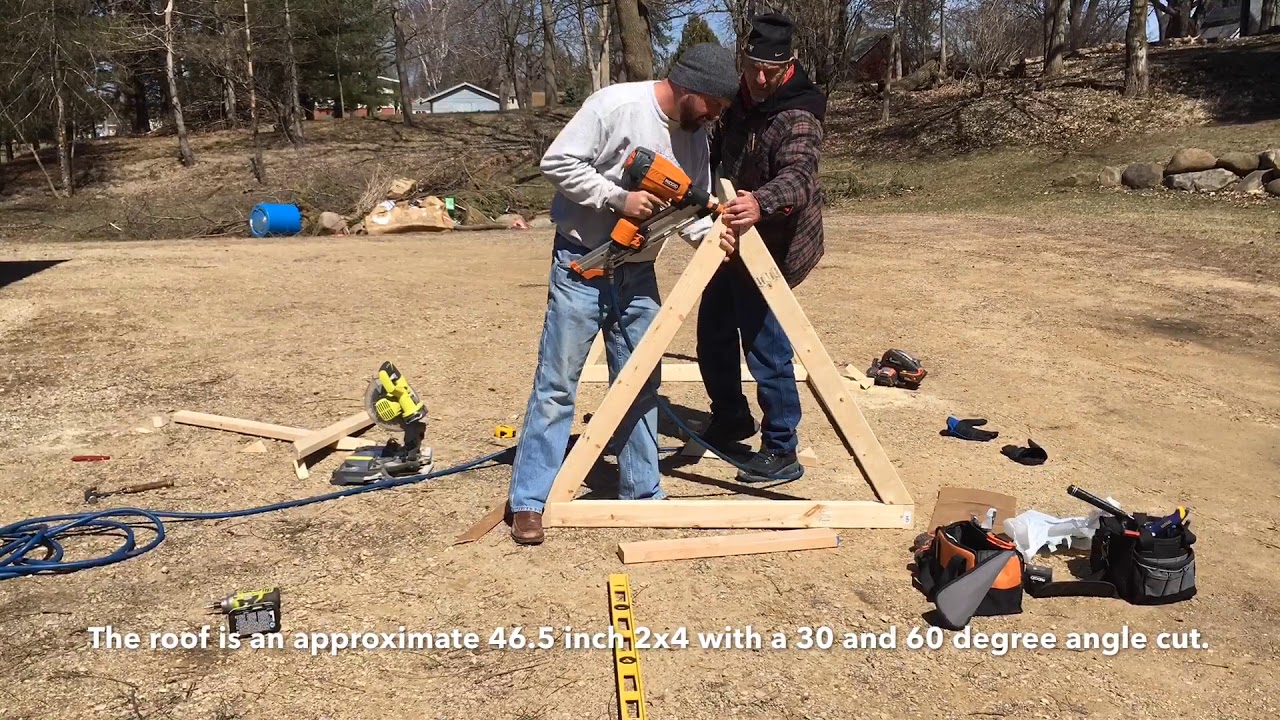 Simple Chicken Tractor For Raising Layers and Meat Birds - YouTube