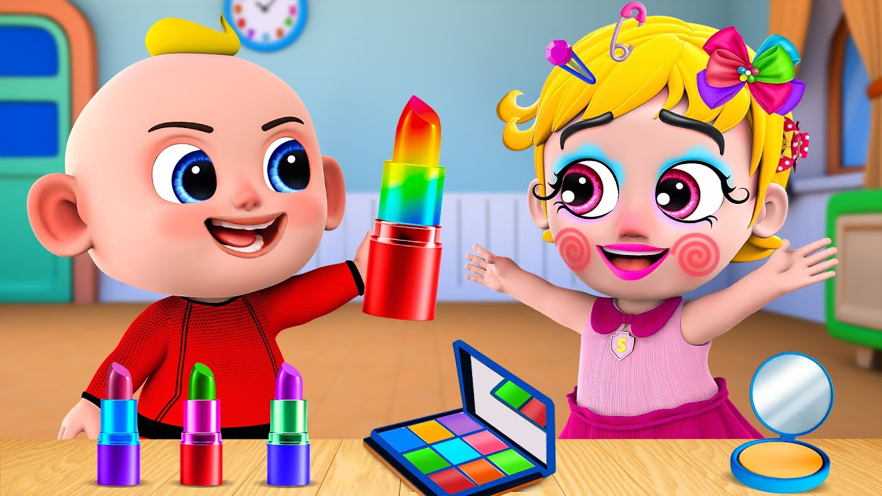 Princess Beauty Makeup Song | Funny Song | Nursery Rhymes & Kids Song ...