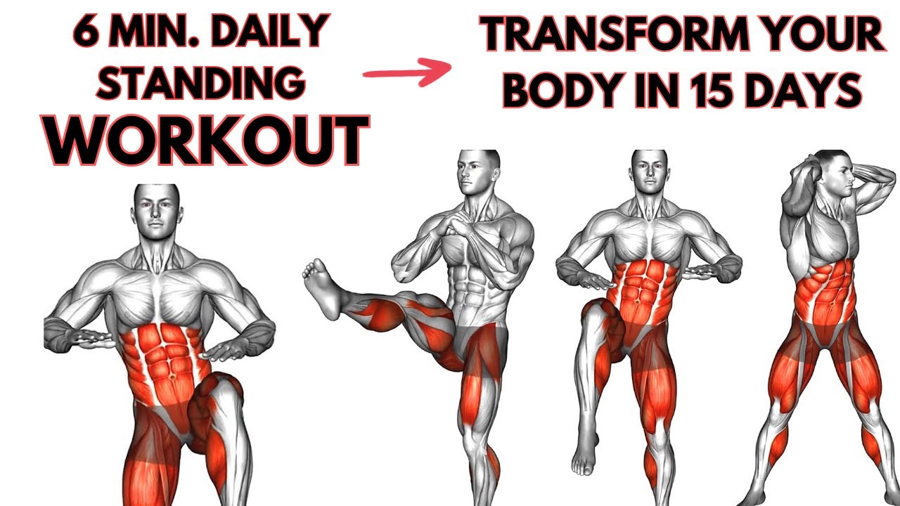 6 best standing workout - YouTube