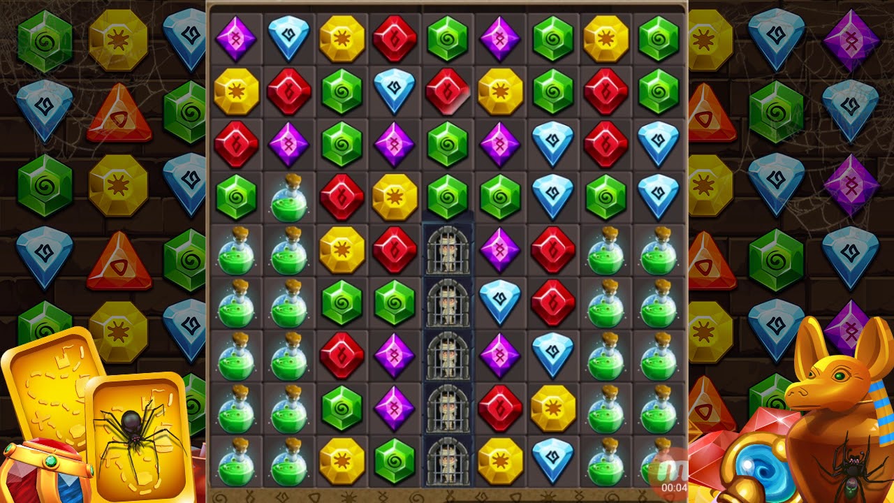 Jewel Ancient: find treasure in Pyramid - move Statue to bottom - YouTube