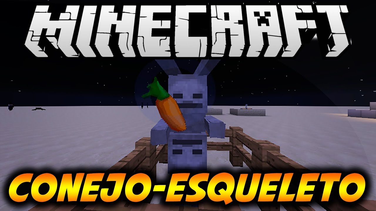 TRUCOS DE MINECRAFT 1.8 | INVOCAR UN CONEJO ESQUELÉTICO!! - YouTube