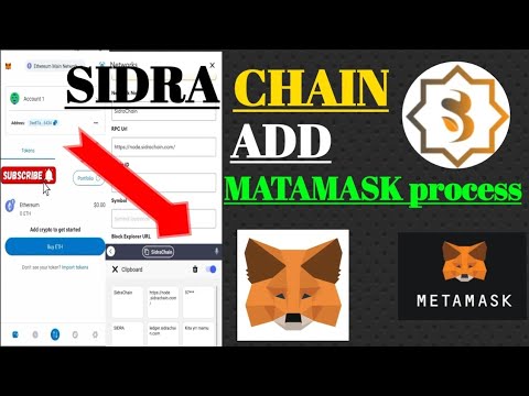 SIDRA Chain Token TGE & Link External Wallet MetaMask etc Required ? l ...