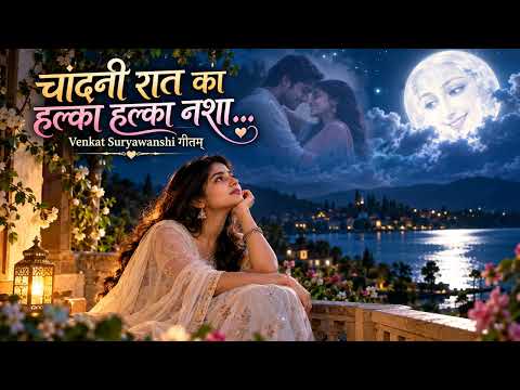 CHANDANI RAAT KA HALKA HALKA NASHA, YAAD TERI AAKER JALE MERA JIYA. Here is yet another love song.