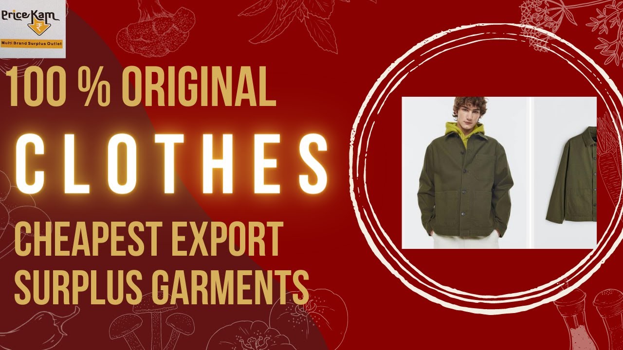 100 % Original Jeans | Cheapest Export Surplus Garments - YouTube