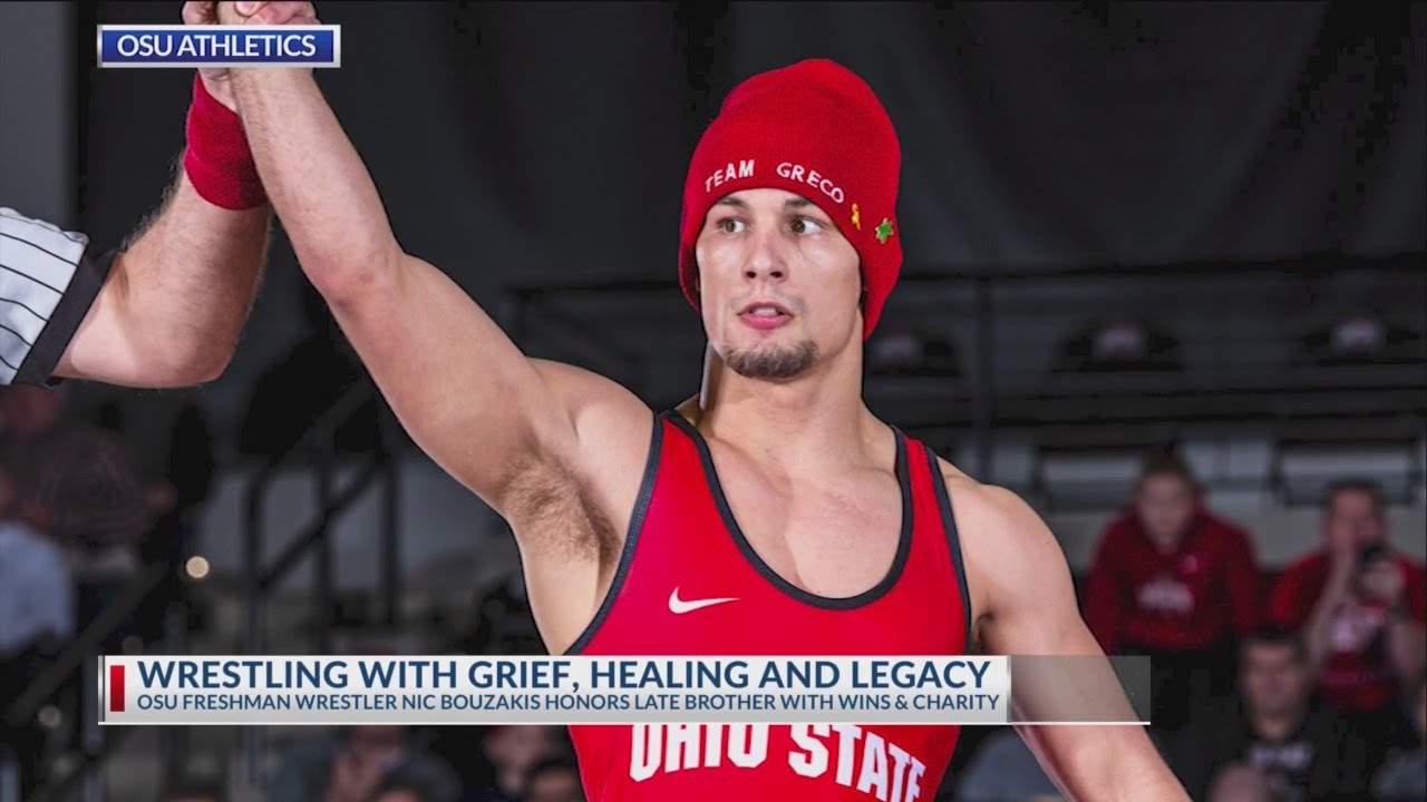 OSU wrestler honors late brother with wins and charity - YouTube