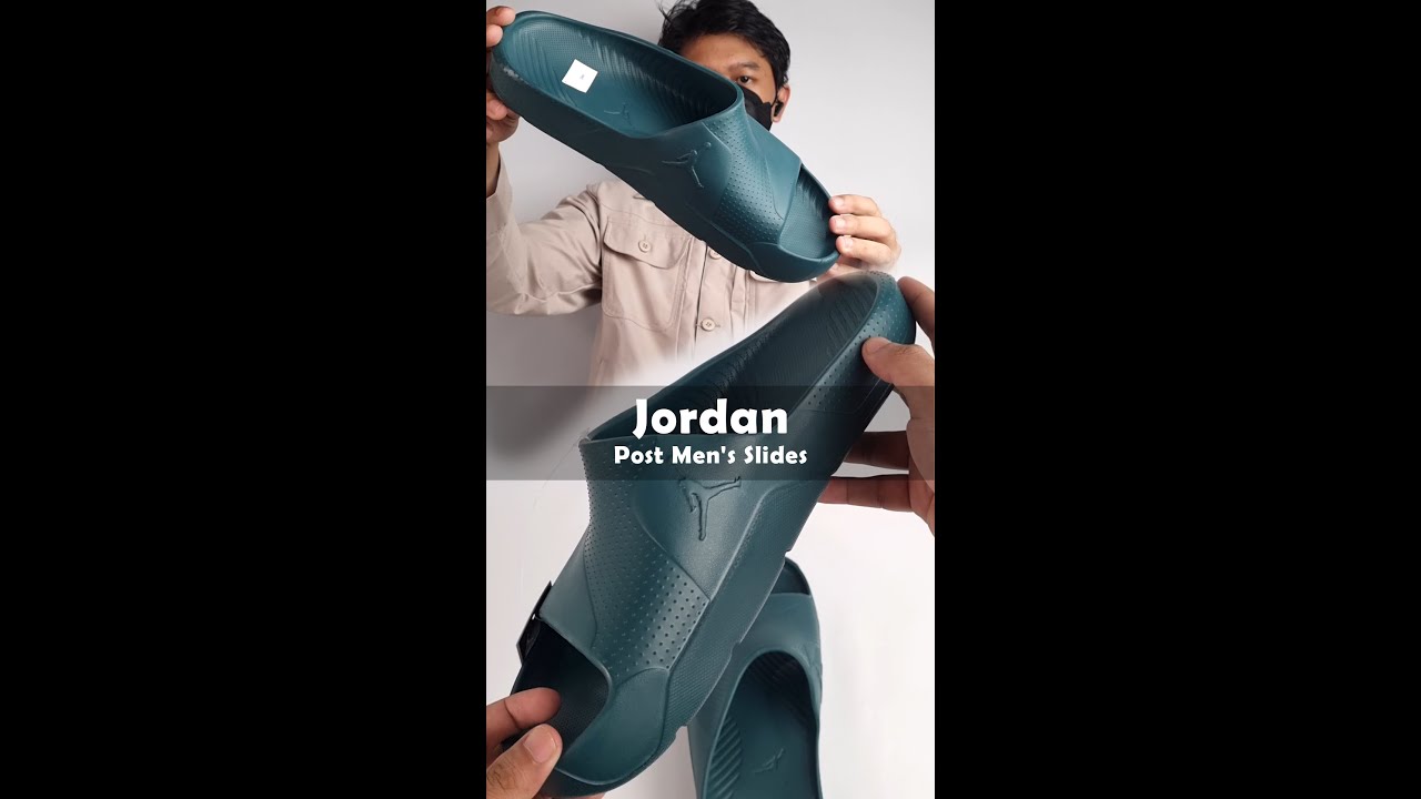 Unboxing Jordan Post Men's Slides - YouTube