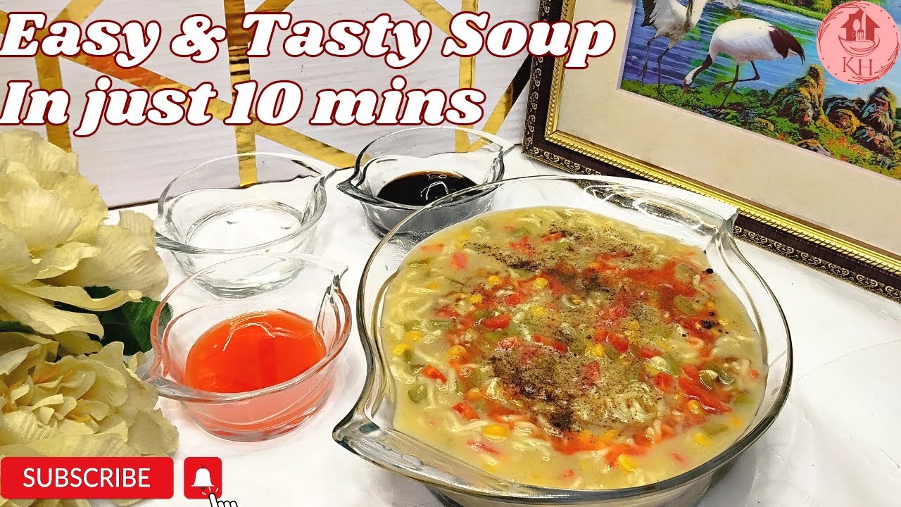 Vegetable Soup Recipe | Hot & Sour Soup Recipe | Maggi soup in just 10 ...